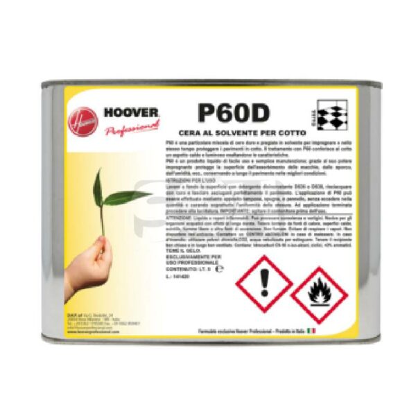 Cera Hoover para Tijoleira P60D - 5 litros - SOHigiene